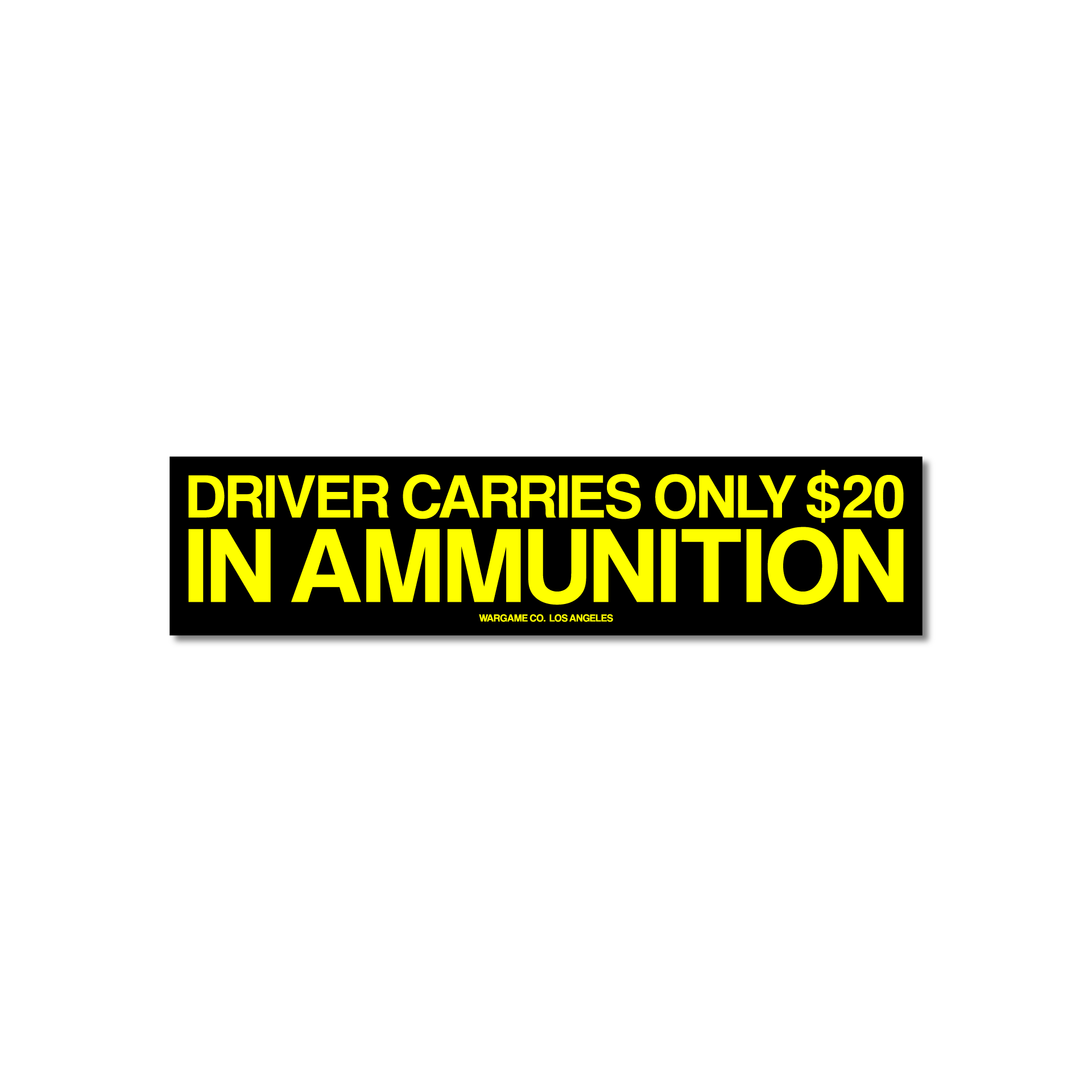 YLW_CAB_BUMPER_STICKER – WARGAME CO.